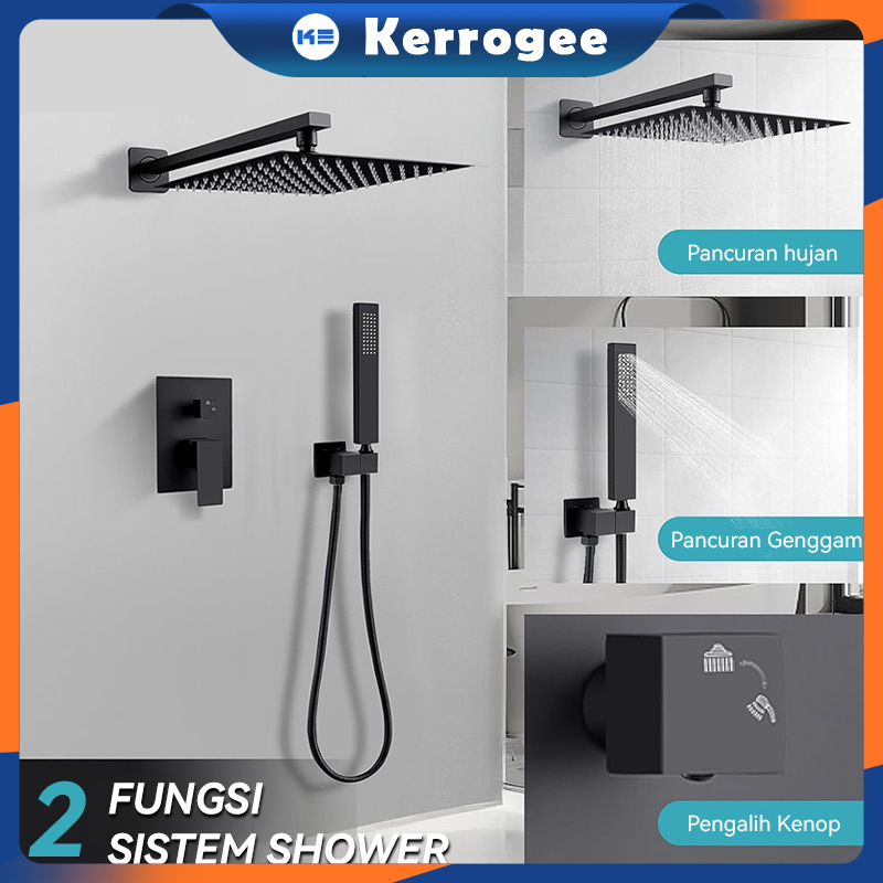 Jual KERROGEE Keran shower Set Kamar Mandi Hotel Rumah yang dipasang di ...