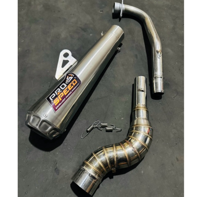Jual Pro Speed Pipe canister conical open specs exhaust pipe for Wave ...