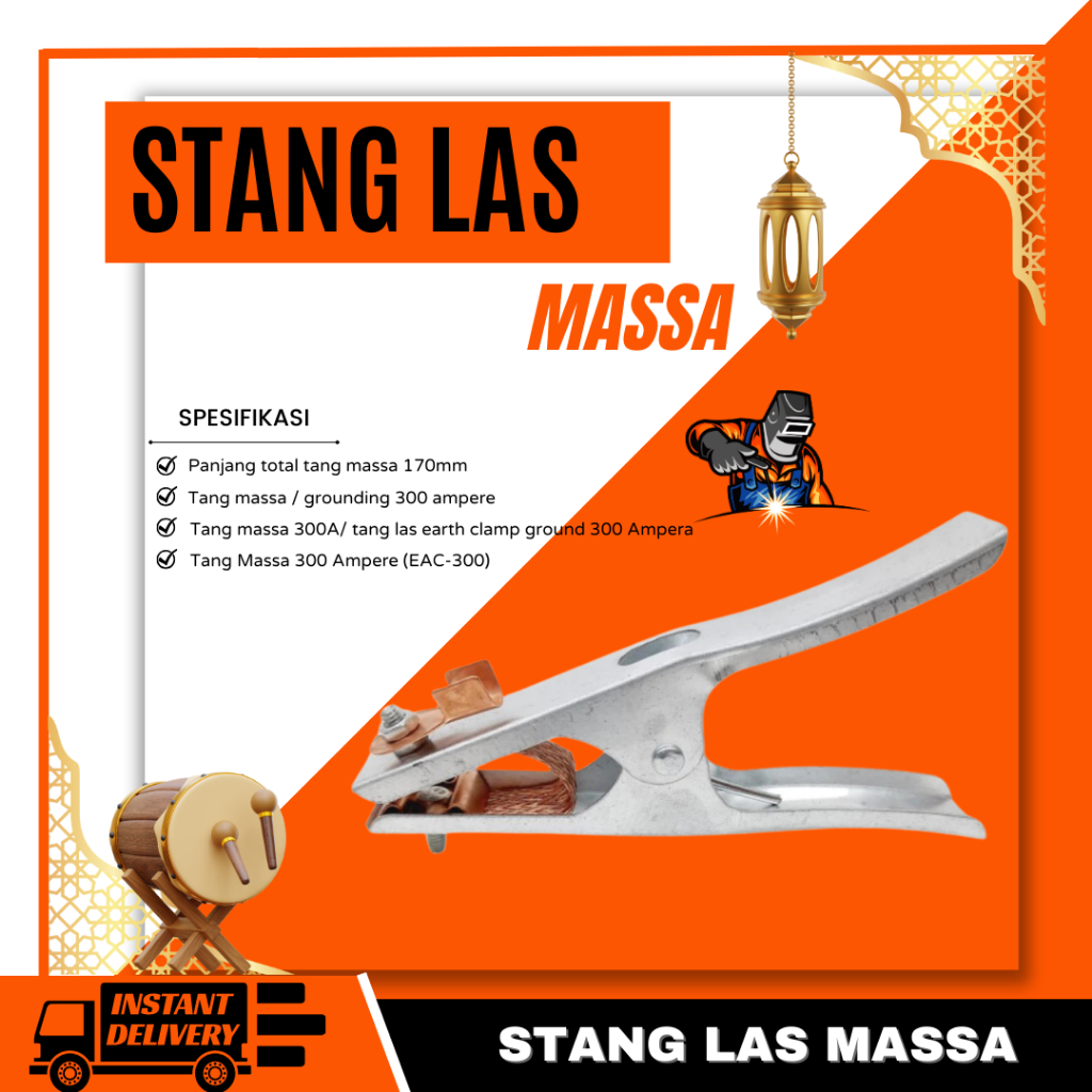 Jual Tang Massa 300A Las Listrik Pliers Tang Las Listrik STANG ...