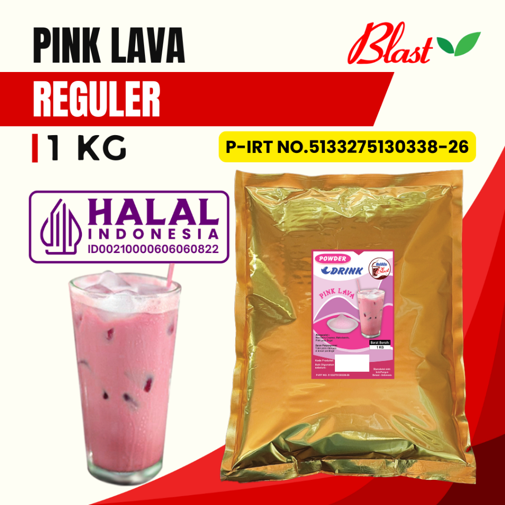 Jual Bubuk PINK LAVA 1 KG - Bubuk Minuman Rasa - MIX Creamer + Gula ...