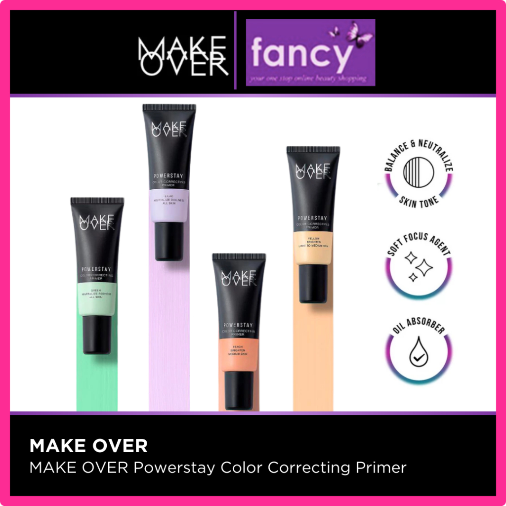 Jual MAKE OVER Powerstay Color Correcting Primer 25ml - Primer wajah ...