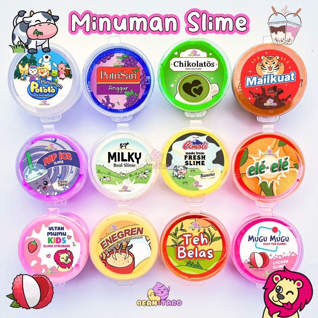 Jual MINUMAN SLIME 25 ML BY SLIME BINTARO || TOFU SLIME|| JIGGLY SLIME || SLIME TERMURAH ...