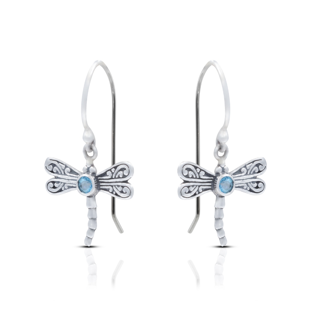 Jual Anting - Anting Perak Asli Design Capung dengan Ukiran Bali dan ...