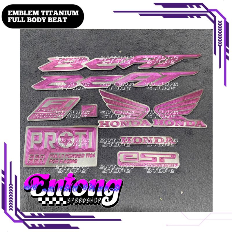 Jual Emblem Titanium Paket Full Body Beat | Shopee Indonesia