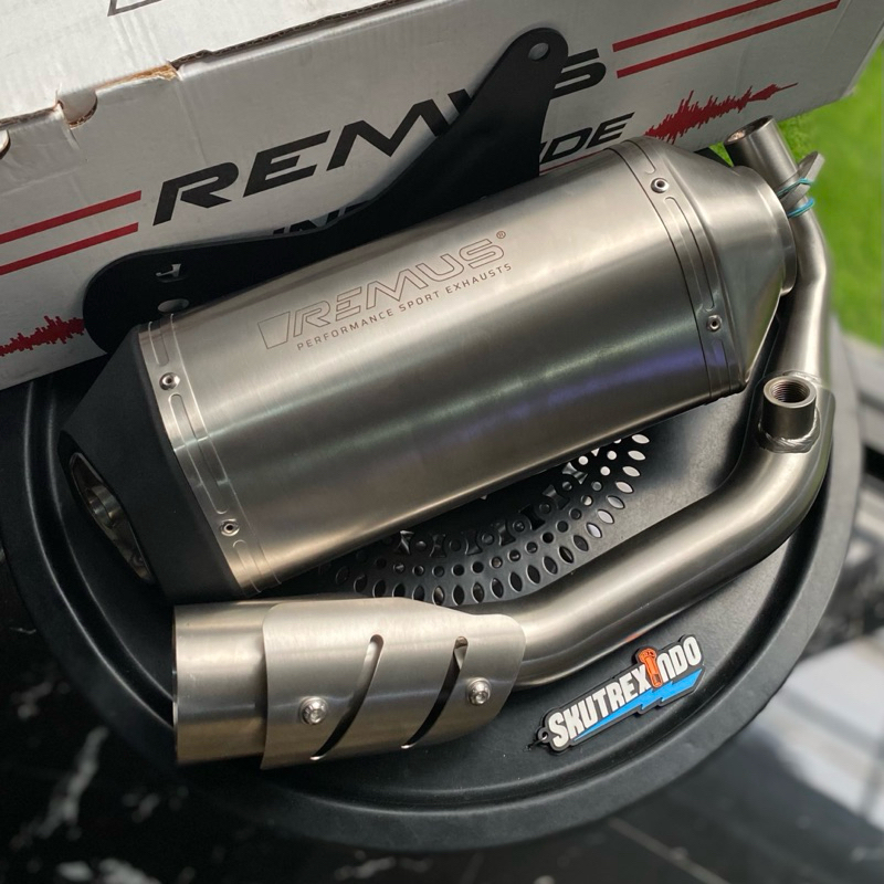 Jual Knalpot Remus Hexacone Chrome Vespa Sprint Primavera S LX LXV ...