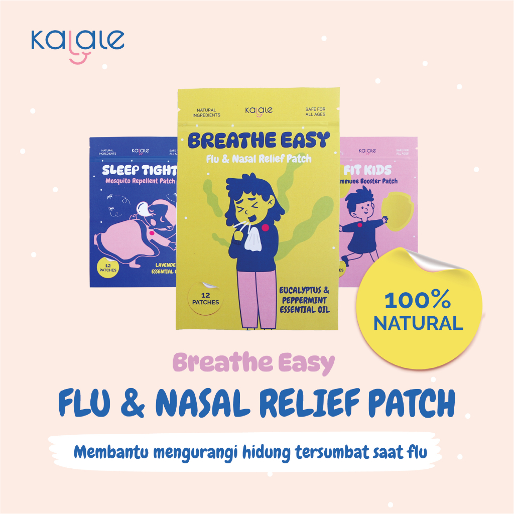 Jual Kalale Flu & Nasal Relief Patch Stiker Anti Flu Pilek Hidung ...