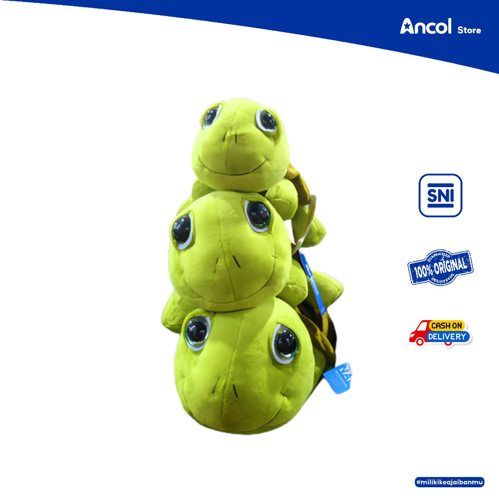 Jual Ancol Boneka Kura-Kura Lucu Mata Besar - Plush Toy Turtle Big Eye ...