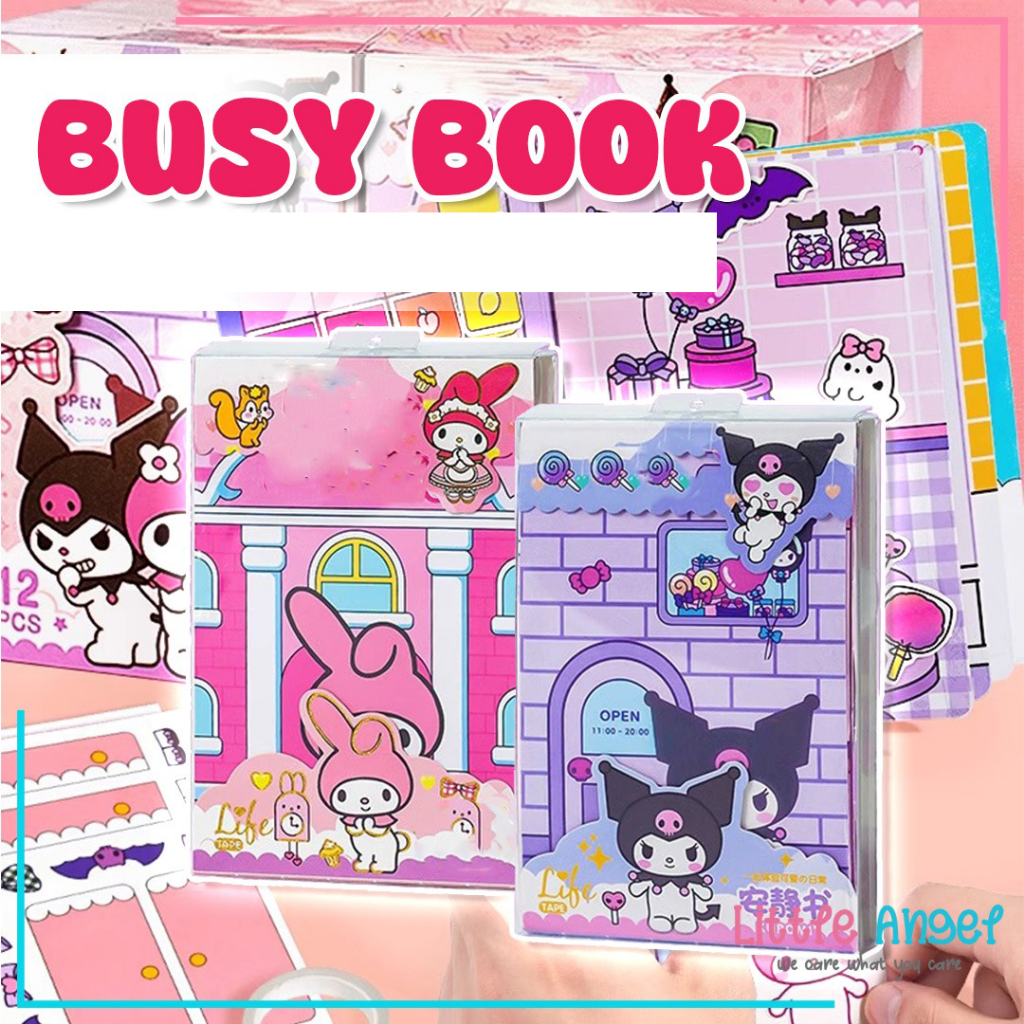 Jual Quiet Book DIY Mainan Stiker Mainan Edukasi Busy Book Buku Quite ...