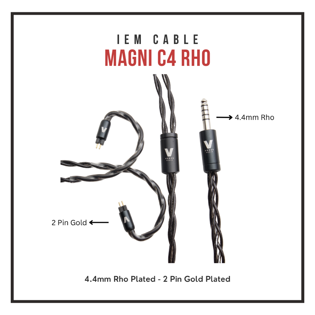 Jual Verus Magni C4 IEM Cable OFC Copper Litz Coaxial Structure ...