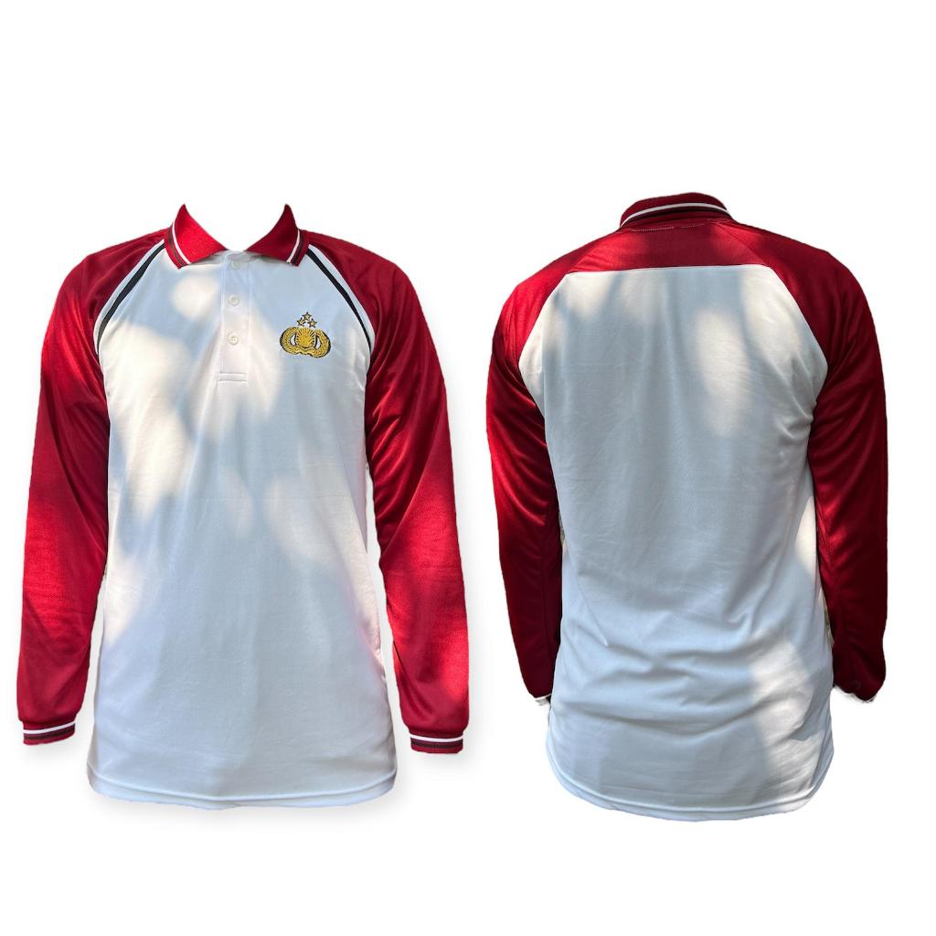Jual BAJU TRAINING OLAHRAGA MERAH PUTIH LENGAN PANJANG | Shopee Indonesia