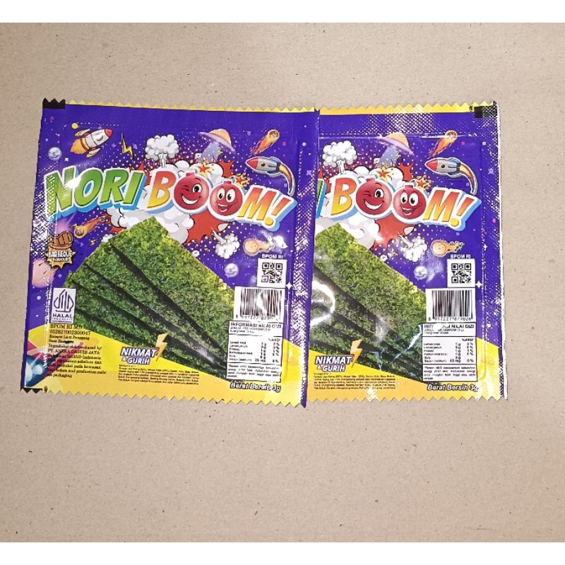 Jual NORI BOOM RASA BARBEQUE 1 BOX ISI 12 PCS 36 G | Shopee Indonesia