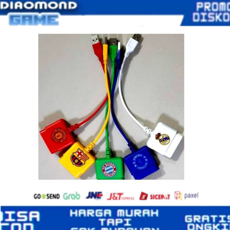 Jual Converter USB 1 Slot Stik PS 2 ke PS 3 / PC Single Motif Limited ...