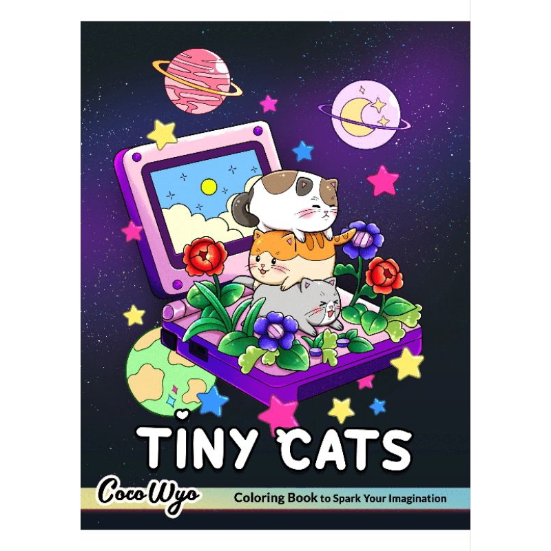 Jual Tiny Cats Coco Wyo Coloring Book untuk Anak dan Dewasa | Shopee ...