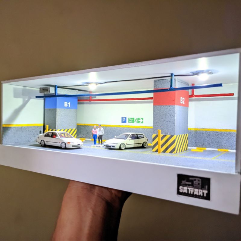 Jual Diorama Basement 164 | diorama hot wheels | diorama diecast ...