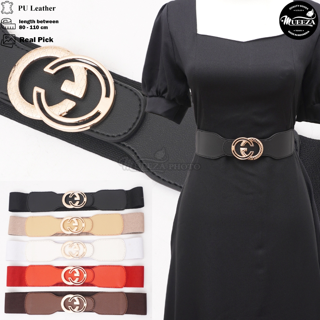 Jual Ban Pinggang Wanita Gesper Cewek Fashion Kulit PU Sabuk Dress ...