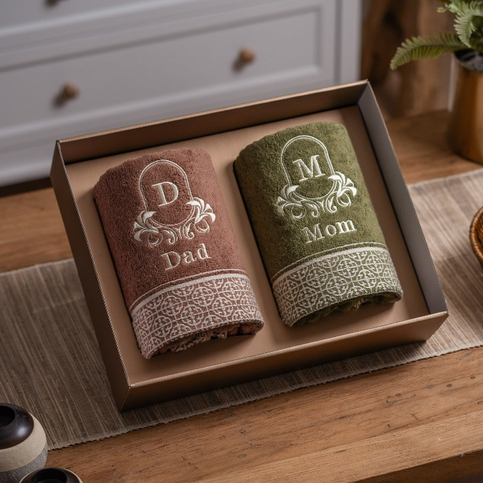 Jual Toko Handuk - Pedro - Gift Handuk Couple Custom Bordir (Couple ...