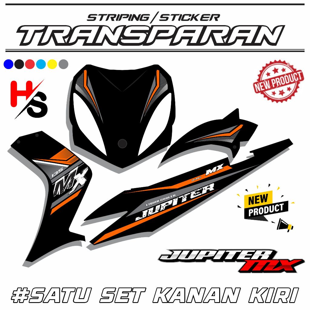 Jual STICKER STIPING VARIASI MOTOR YAMAHA JUPITER MX OLD MOTIF VARIASI ...