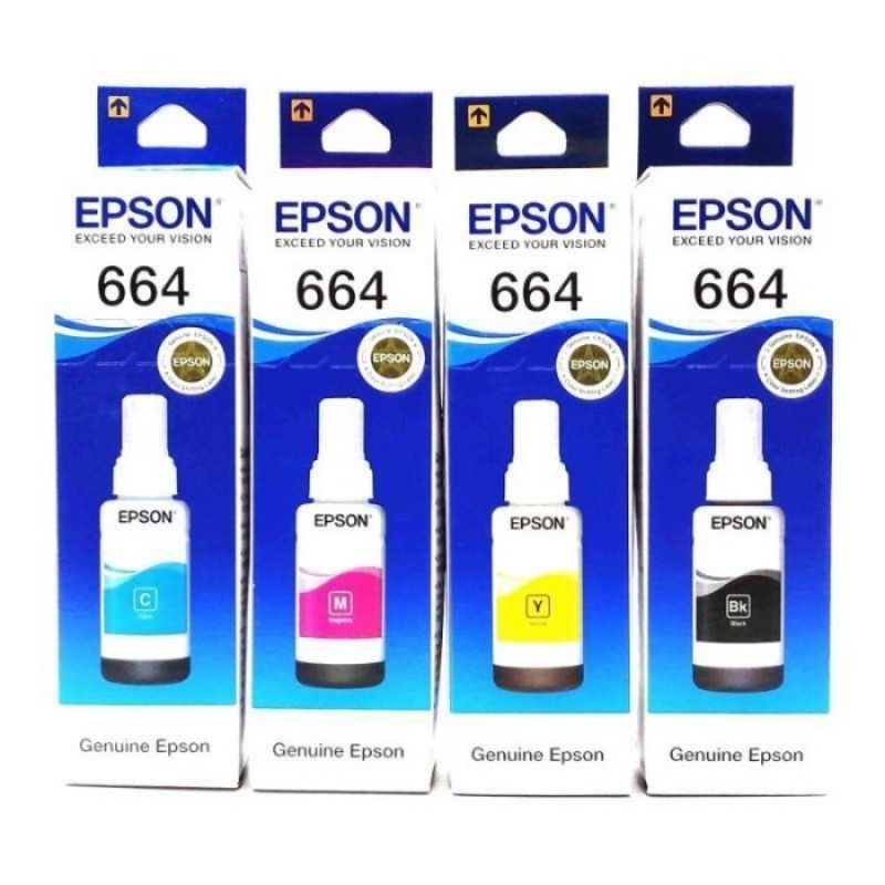 Jual TINTA EPSON 664 ORIGINAL L100/L110/L120/L200/L210/L300/310 | Shopee Indonesia