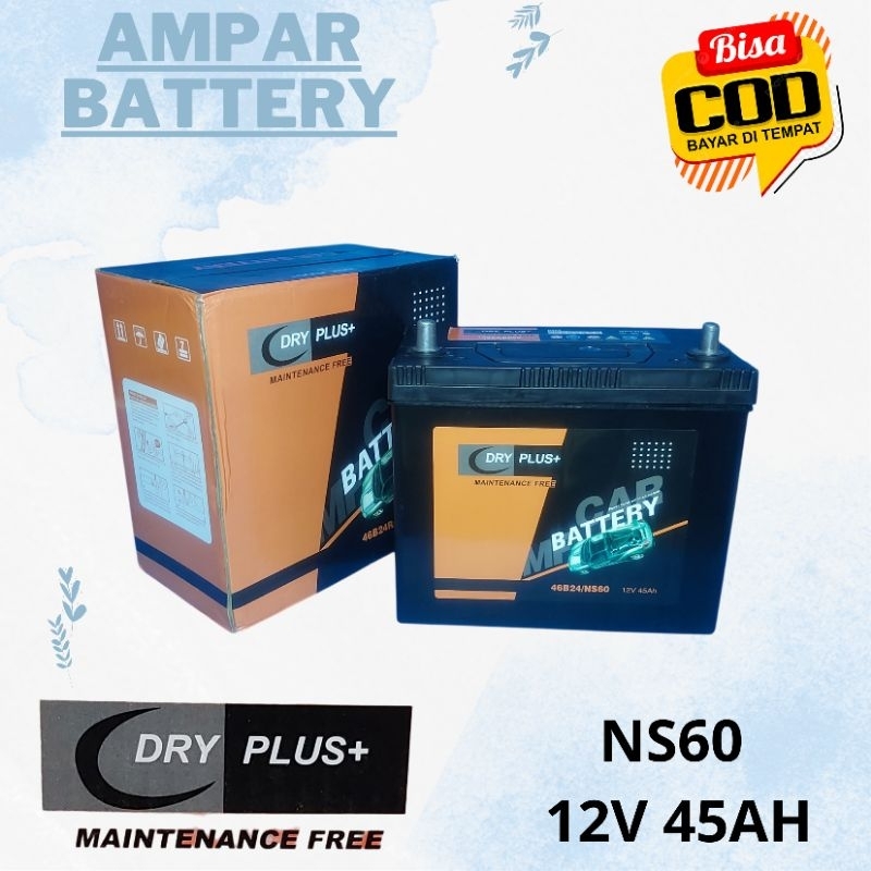 Jual Aki Mobil Avanza Xenia Terios Rush Grand max Lama 12V 45AH NS60 MF AKI KERING | Shopee ...