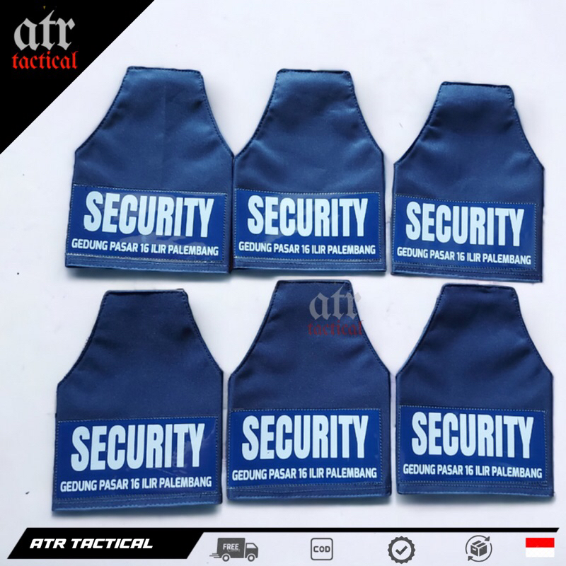 Jual ban lengan sucurity custom tulisan warna satuan bebas desain ...