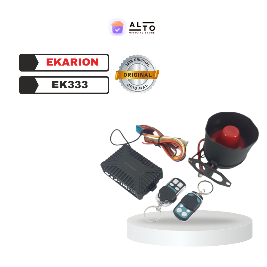 Jual Ekarion EK333 Alarm Mobil Tuk-Tuk Premium Model Sliding Universal ...