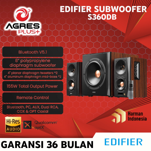 Jual EDIFIER S360DB Hi-Res Audio with Wireless Subwoofer S360 DB ...