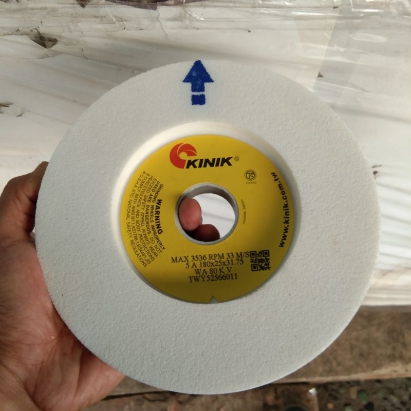 Jual KINIK 5A Batu gerinda surfacing 180 x 19 x 31.75 Grit 46 60 80 KV ...