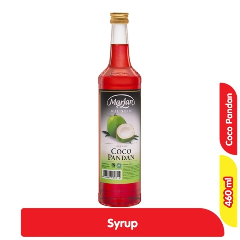 Jual Marjan Boudoin Syrup Cocopandan 460ml [MOHON BACA DESKRIPSI ...