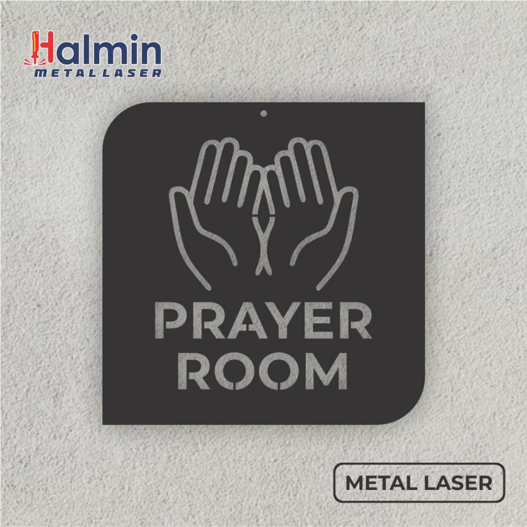 Jual Halmin - Signage Prayer Room Metal Plat - Papan Prayer Room Plat ...