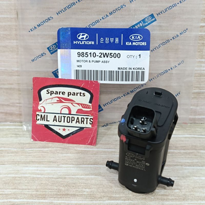 Jual Motor Pump Washer 98510-2W500 KIA EV3/Hyundai Stargazer Original ...