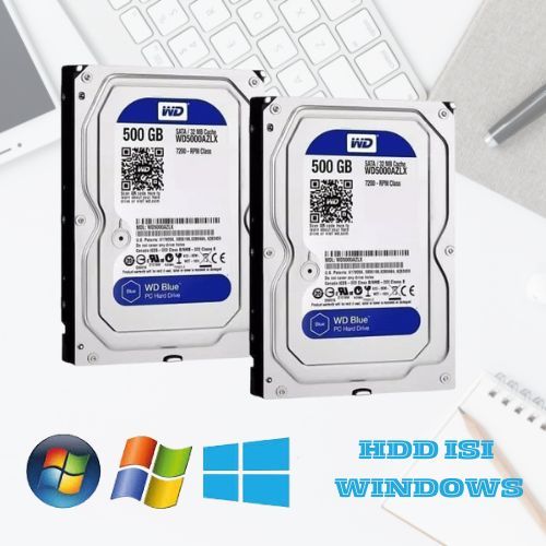 Jual Hardisk 500GB WD Blue Sata 3.5 Isi Windows - HDD Internal For PC Computer Rpm 7200 | Shopee ...