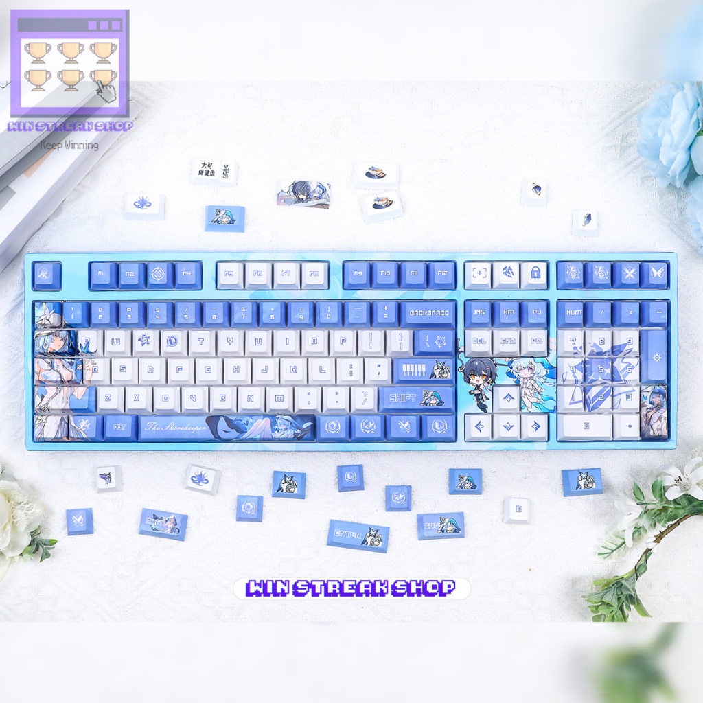 Jual Wuthering Waves Keycaps - Shorekeeper Keycaps PBT/ PBT Keycaps ...