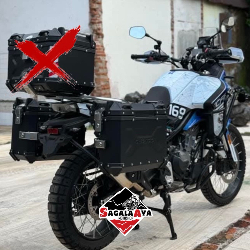 Jual Side Box samping Cf moto + Side Bracket box Omega moto 450 MT ...