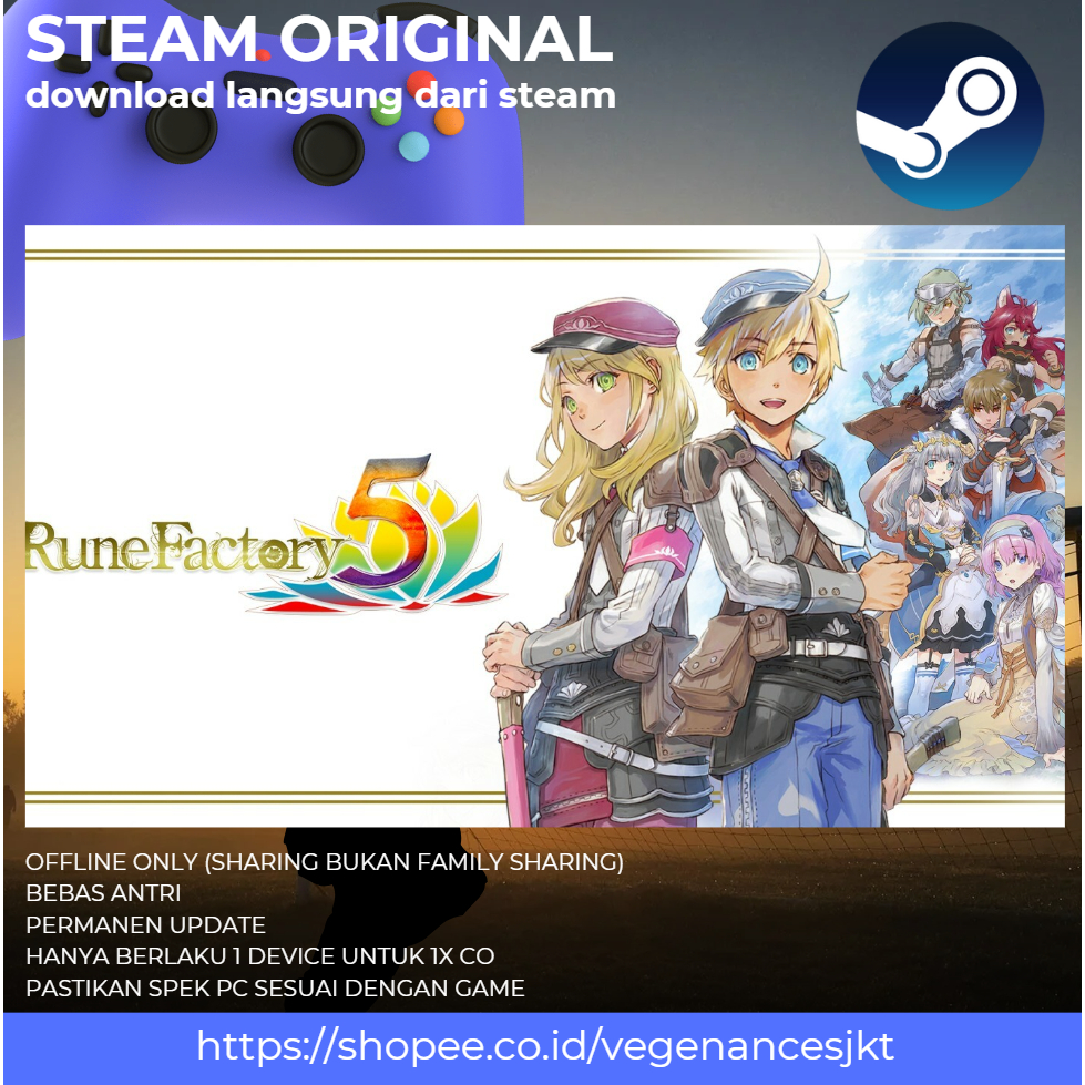 Jual Rune Factory 5 Deluxe Edition PC Game Sharing Original + Latest ...