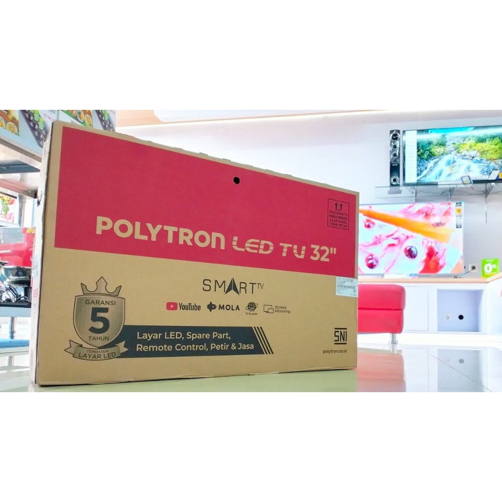 Jual Televisi TV Polytron SMART TV LED 32 Inch PLD 32 CV 1869 HD Garansi 5 Tahun | Shopee Indonesia