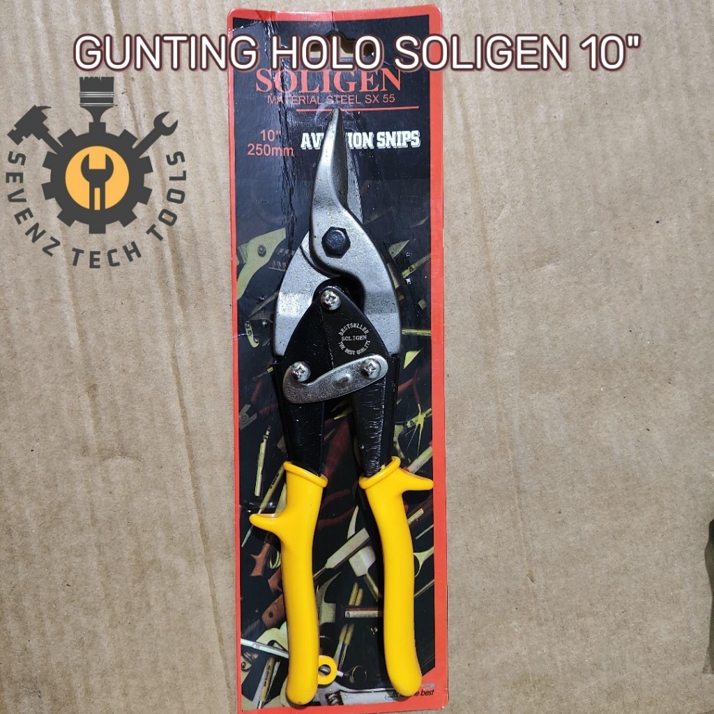 Jual GUNTING HOLO SOLIGEN 10" GUNTING FURING BAJA RINGAN/AVIATION SNIPS ...