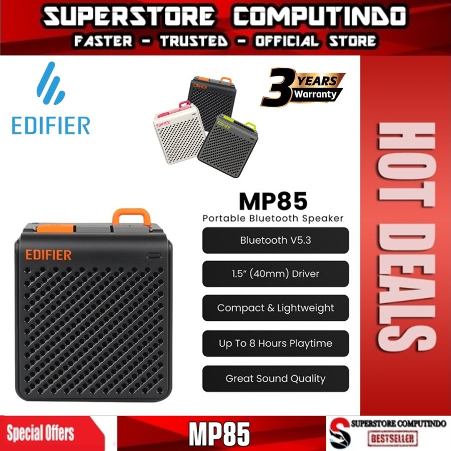 Jual EDIFIER MP85 Portable Bluetooth Speaker | Shopee Indonesia