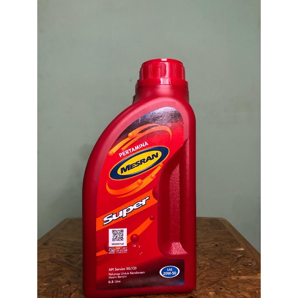 Jual OLI MESRAN SUPER 0,8L 20W-50 | Shopee Indonesia
