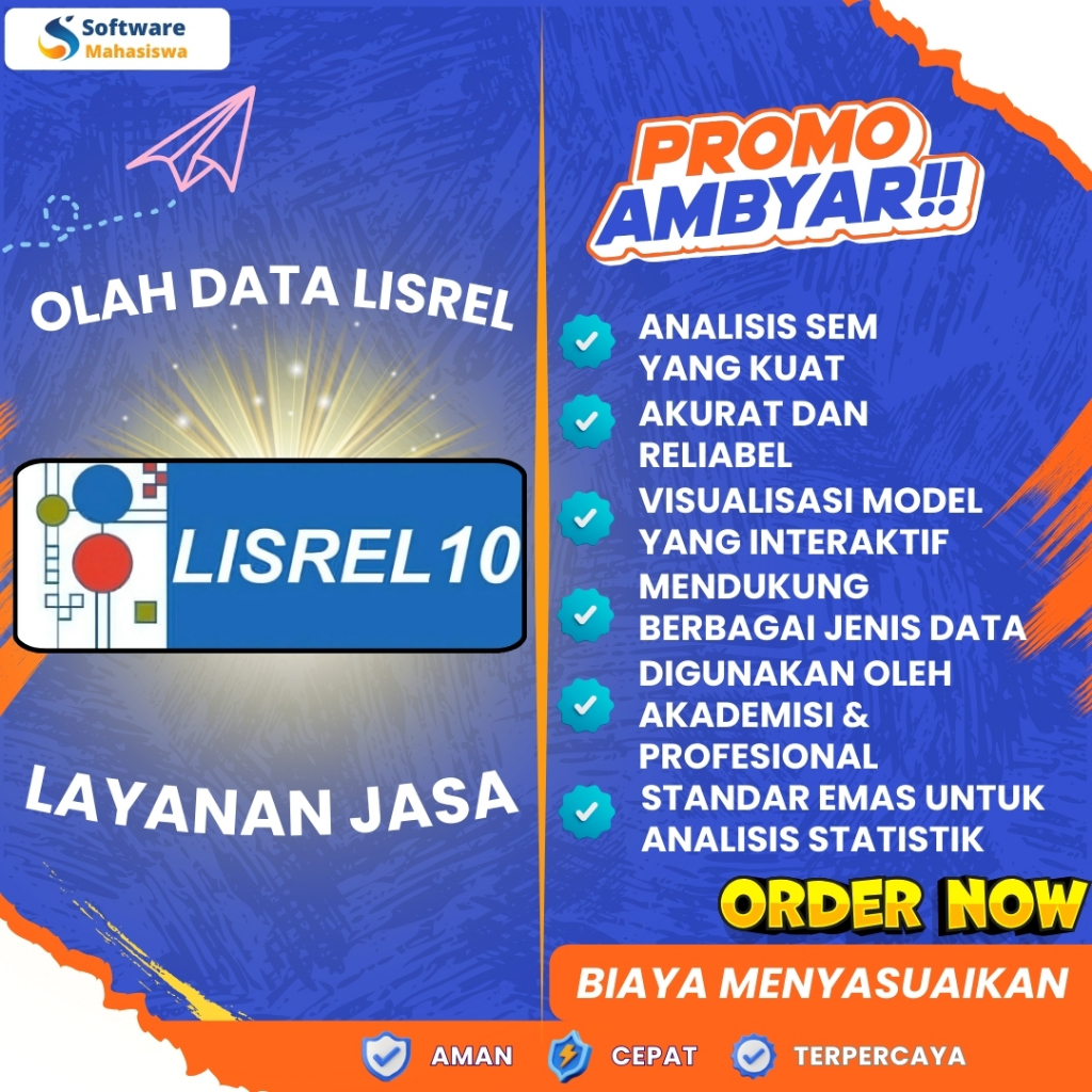 Jual Olah Data Lisrel: Solusi Analisis Statistik Akurat dan Profesional ...