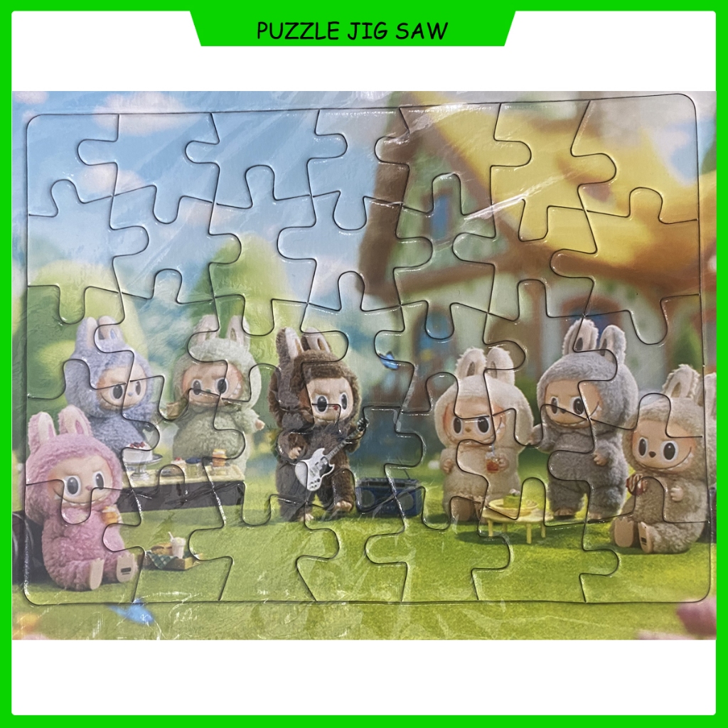Jual Puzzle LABUBU jigsaw memory mainan edukasi anak penyortir susun ...