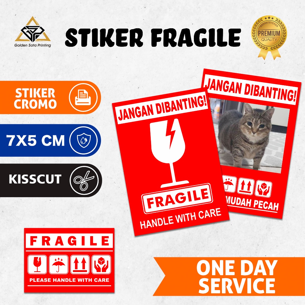 Jual STIKER FRAGILE | STIKER PENGIRIMAN | Shopee Indonesia