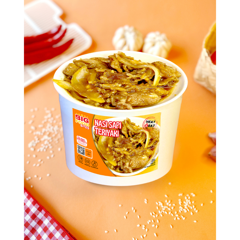 Jual Nasi Sapi Teriyaki Beku Rice Bowl Beef Frozen Big Food Bites Meals ...