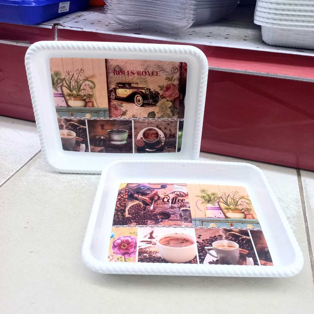 Jual Baki Ukir 9005 PUTIH MB | Nampan / Baki / Tempat Tatakan Gelas ...