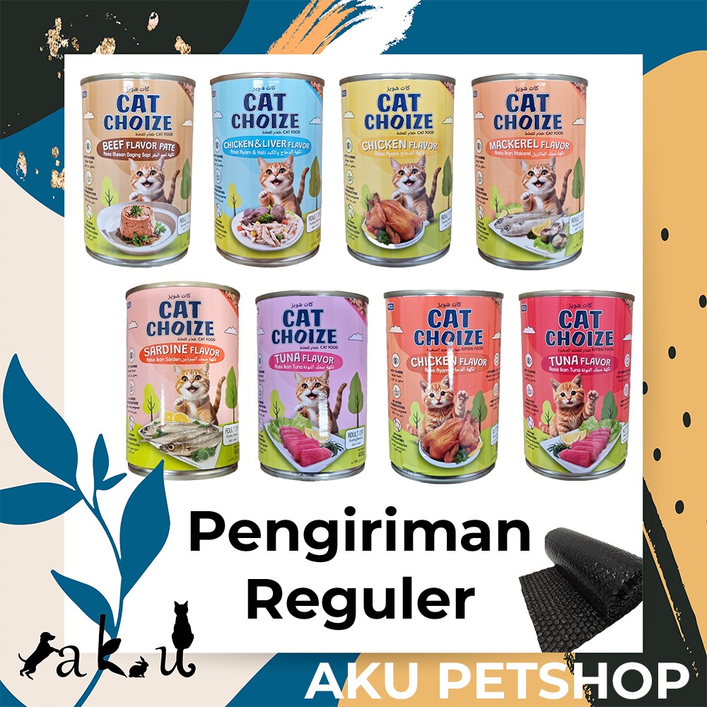 Jual [REGULER] Cat Choize Kaleng 400gr | Makanan Basah Kucing dalam ...