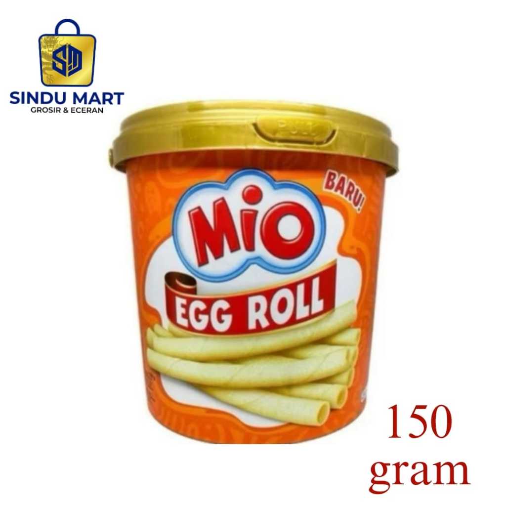 Jual Mio Egg Roll 150 gram kemasan jar / ember murah | shopee sindumart ...