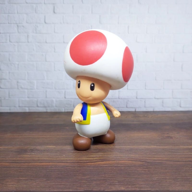 Jual Toad/Jamur Super Mario Bros no brand artikulasi mainan happy meal ...