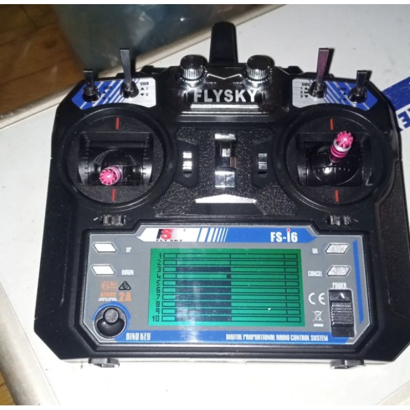 Jual Remot Flysky FS-I6 Sudah Uprage 10CH Second mulus Normal. Tanpa Receiver | Shopee Indonesia