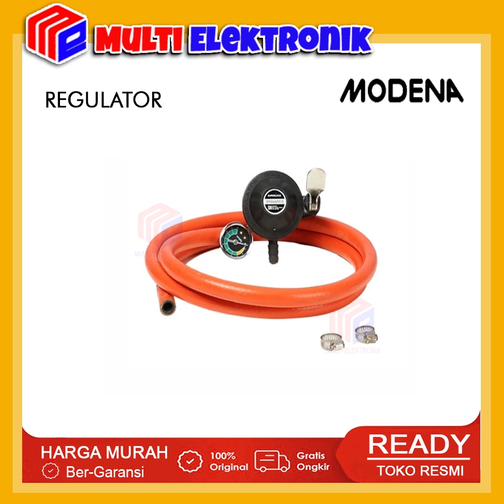 Jual MODENA GENUINE PARTS Bravareg Set/ Regulator Klik + Selang Kompor ...