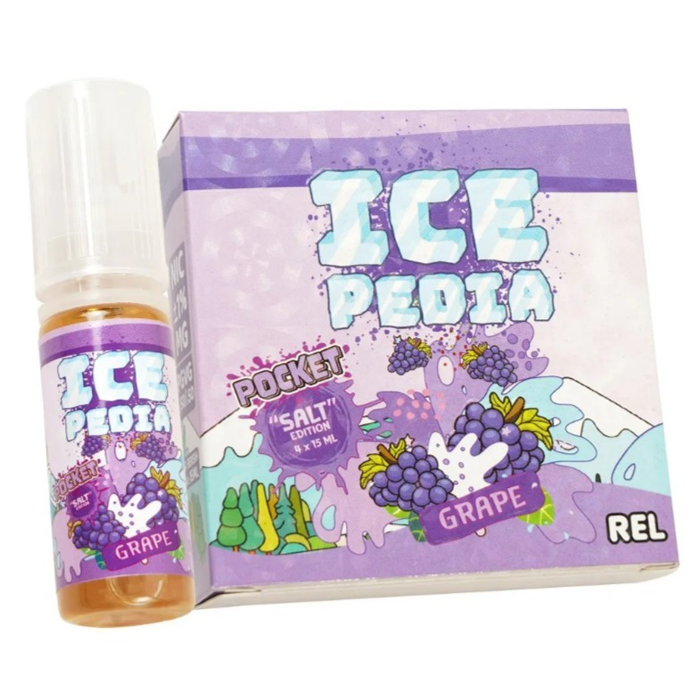 Jual Liquid Pod Icepedia Pocket Grape Salt Nic 10MG 15ML ( 1 Botol ...