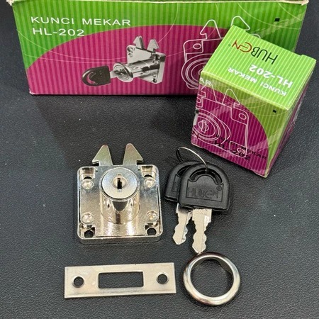 Jual KUNCI MEKAR HUBEND kunci pintu lemari geser mekar hubend HL-202 ...